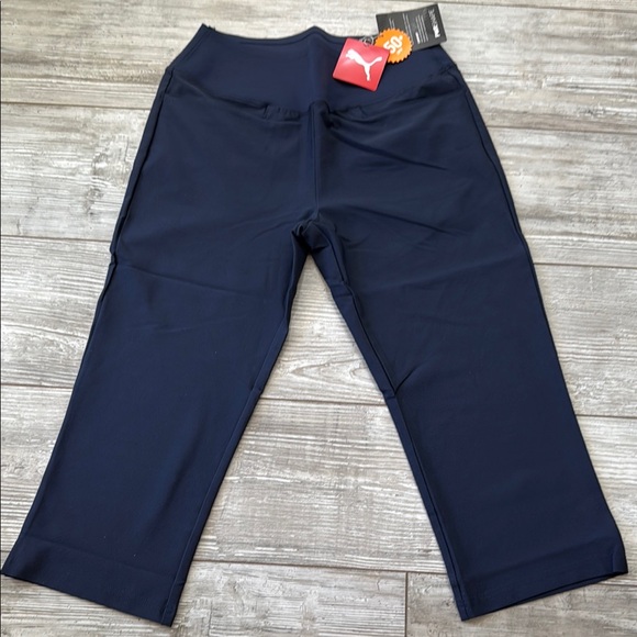 Puma | Pants & Jumpsuits | Puma Navy Pwrshape Capri Pants Nwt | Poshmark